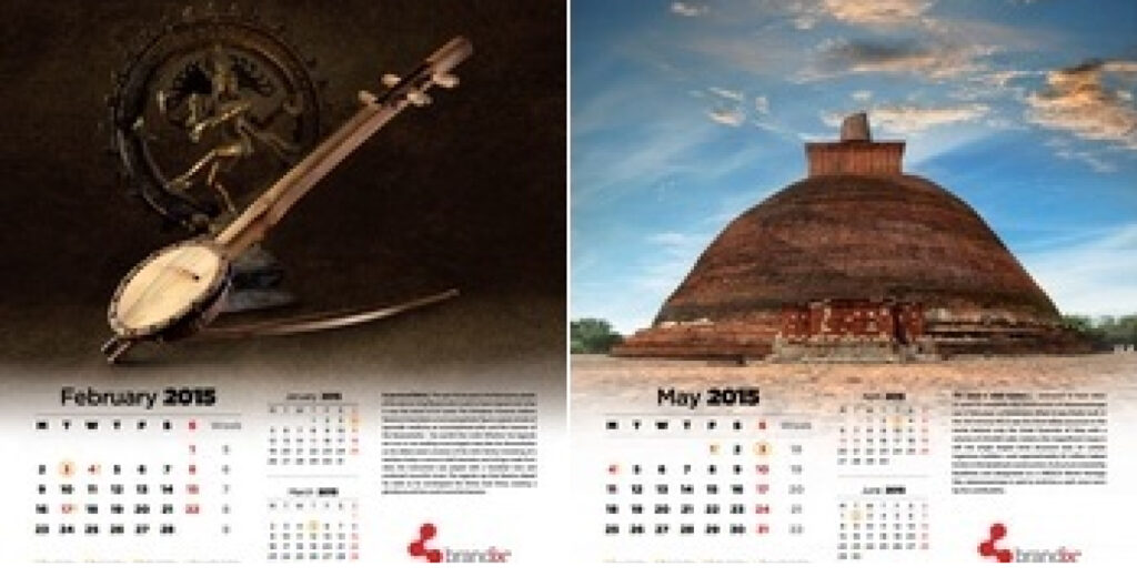 Brandix 2015 calendar inspires pride in Sri Lanka's innovation heritage ...